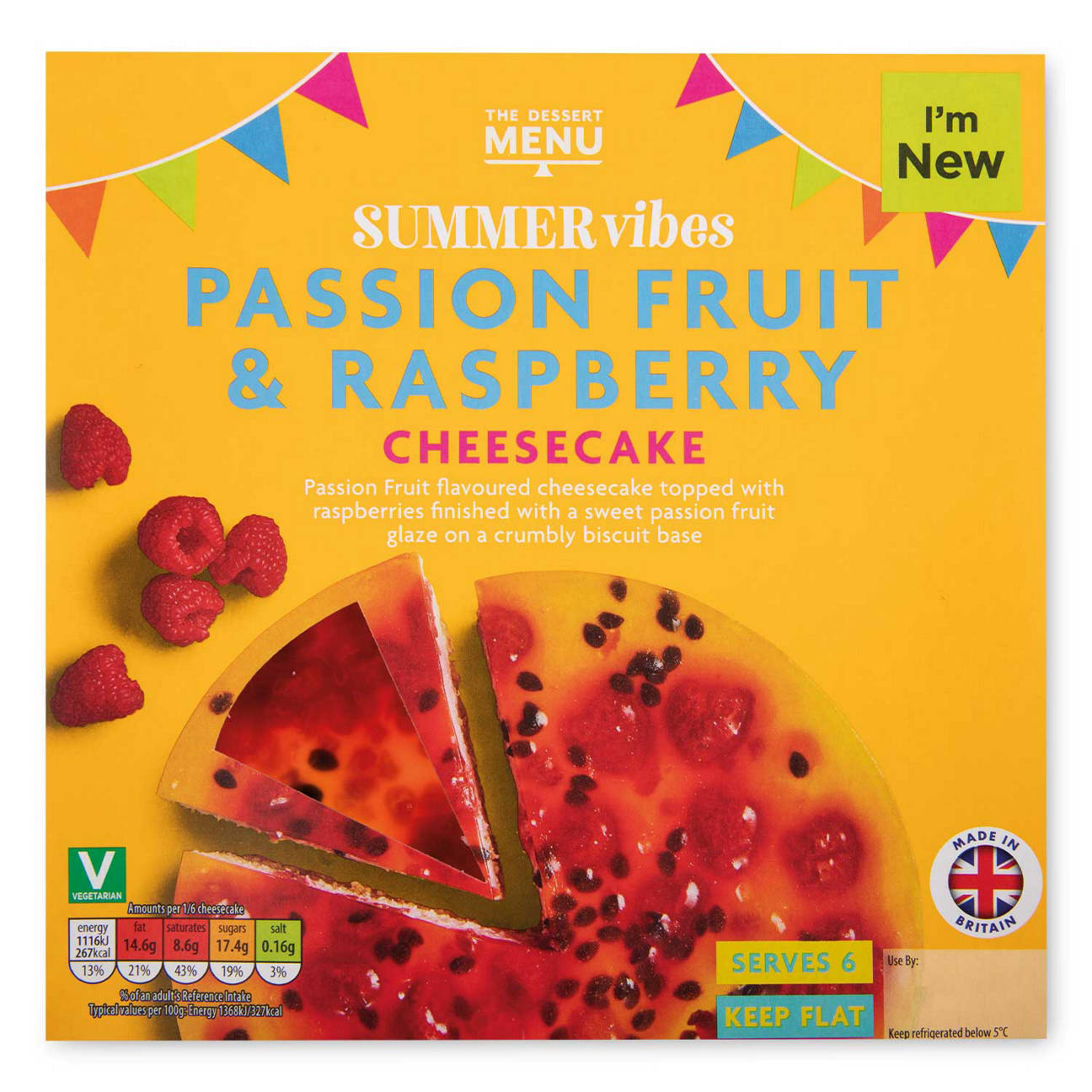 Passion Fruit & Raspberry Cheesecake | ALDI UK